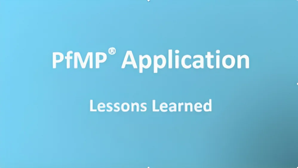 PfMP Certification: Be a Portfolio Management Professional